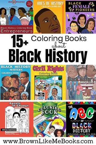Coloring Books about Black History | "Brown Like Me" Books